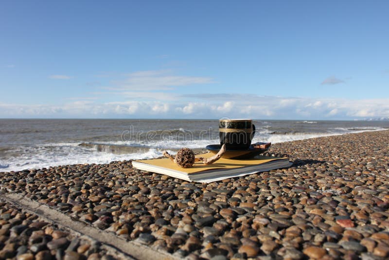 Cup of Coffee on the Waterfront Stock Photo - Image of europe, coffee ...