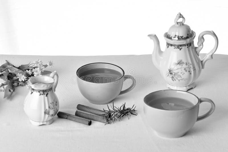 Cup of Detox Green Tea, Natural Drink Breakfast Snack Stock Image ...