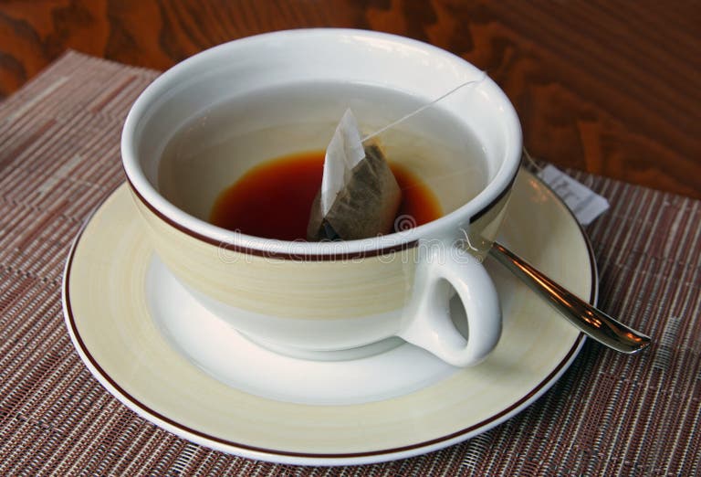 A Cup of English Tea for Breakfast Stock Image - Image of table, shop ...