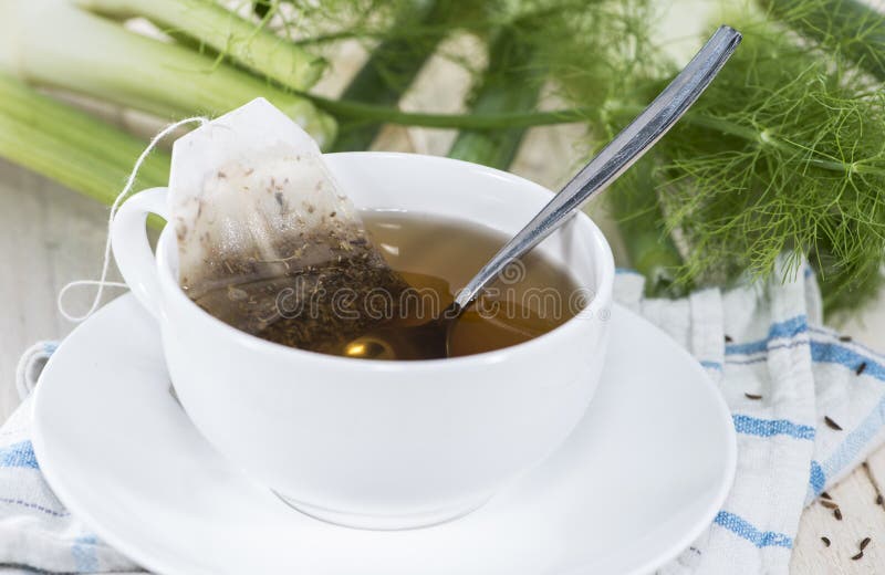 Cup of Fennel Tea stock image. Image of health, plant - 34091977