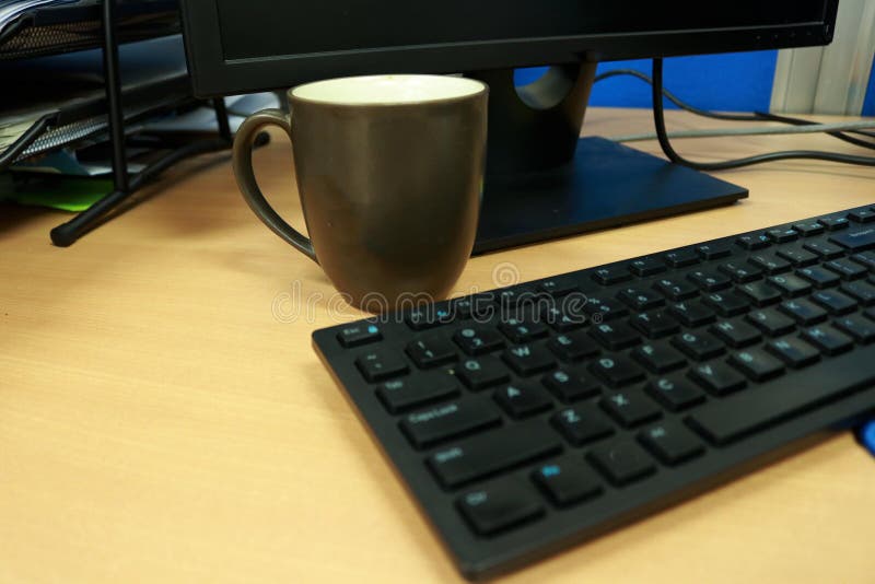 Keyboard on the Office Desk, Mouse and Keyboard are Hardware Parts of ...