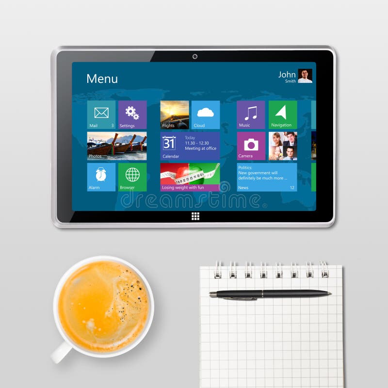 Cup of Fresh Espresso on Table Stock Image - Image of close, espresso ...