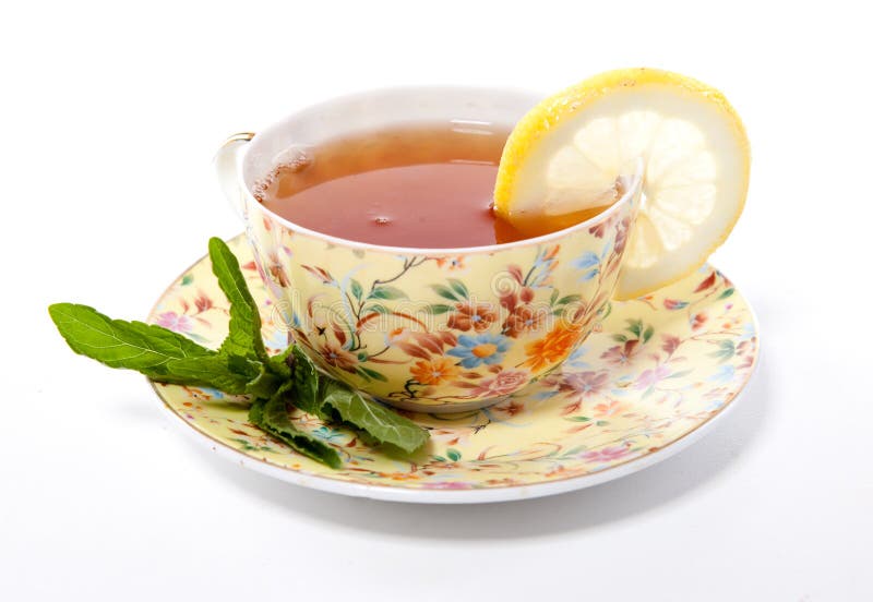 Cup of fresh tea stock image. Image of healthy, morning - 18408509