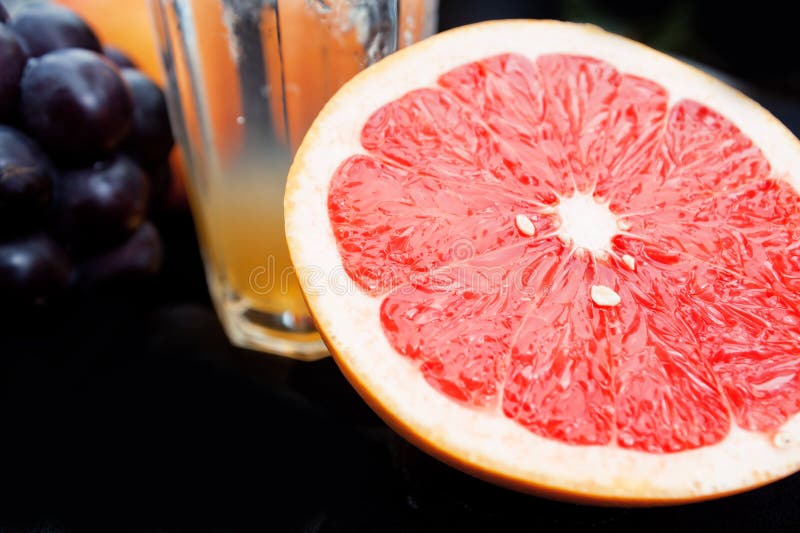 A Cup of Frozen Fruit Tea, Various Fruits Stock Image - Image of fruit ...