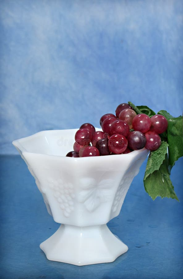 Cup of Grapes stock image. Image of grapes, white, kitchen - 13048775