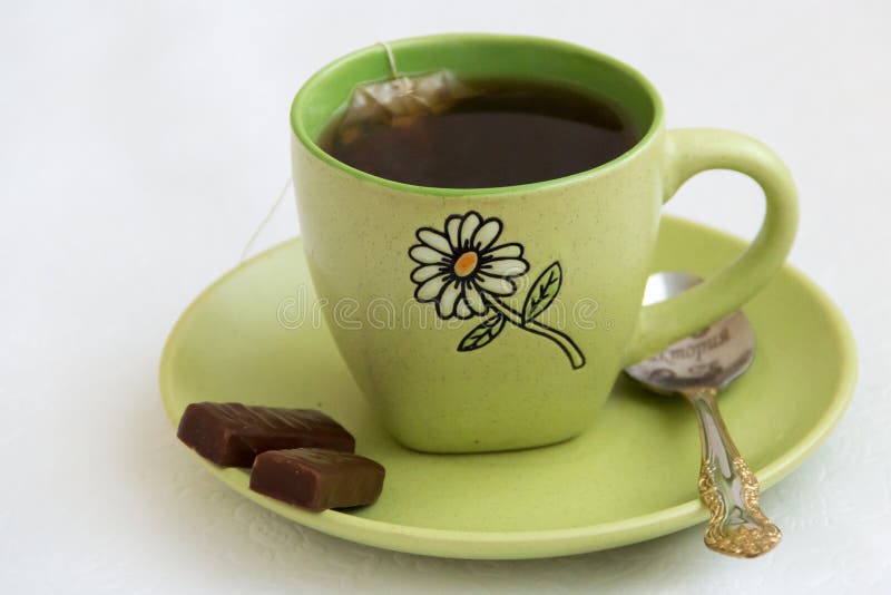 Cup stock photo. Image of dessert, drink, spoon, saucer - 63126138