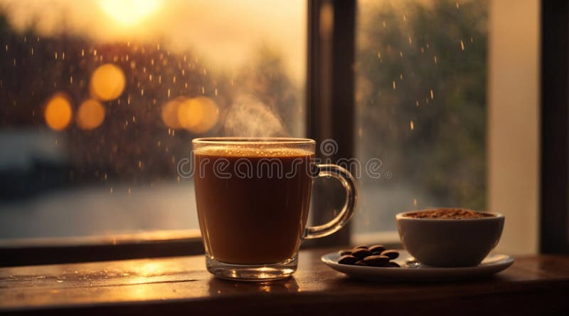A Cup of Hot Arabic Coffee with Coffee Beans? Nice Pic Stock Photo ...