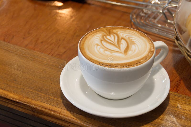Cup of Hot coffee late stock image. Image of breakfast - 57411795