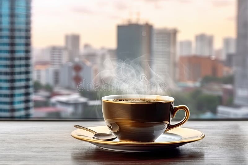 Cityscape Breakfast Stock Illustrations – 580 Cityscape Breakfast Stock ...