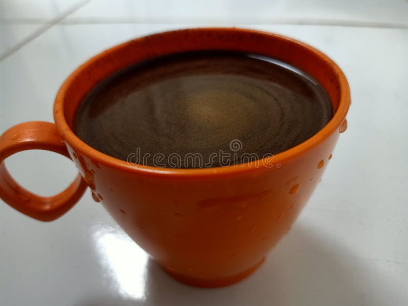 A Cup of Hot Coffee To Face Today& X27;s Activities Stock Image - Image ...