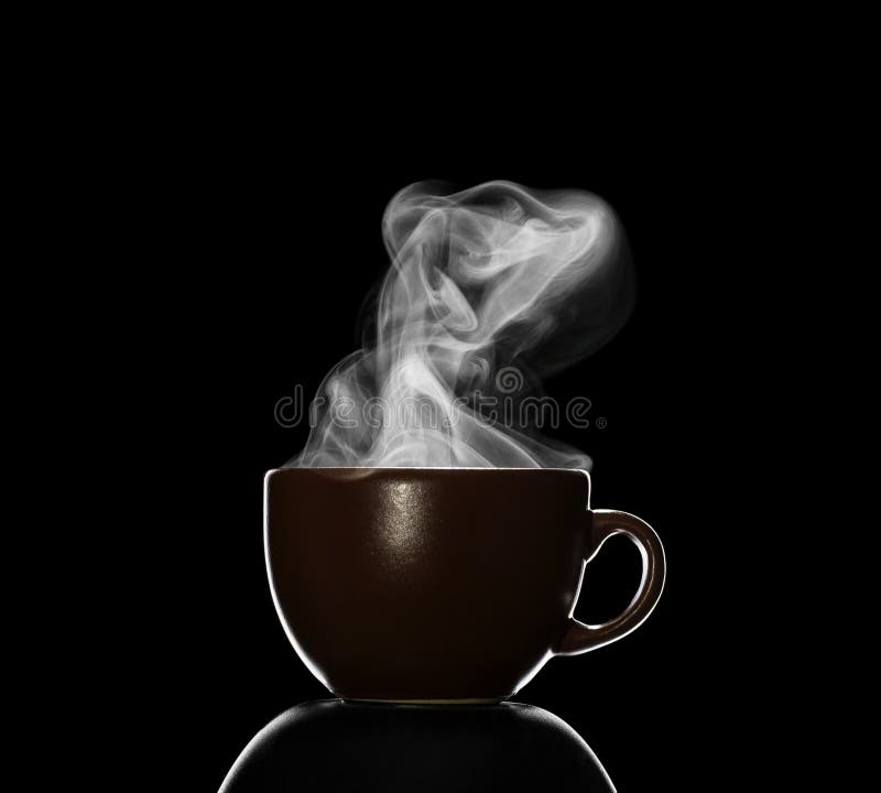 Hot drink with steam stock photo. Image of life, esspresso - 9936828