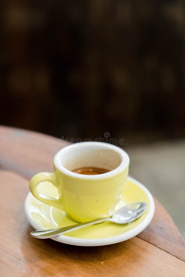 Hot expresso coffee stock photo. Image of drink, caffeine - 110802772