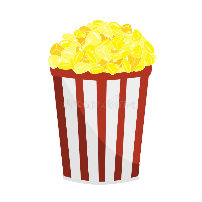 Cup of Hot Fresh Boiled Corn. Fast, Tasty, and Tasty Meal Stock ...