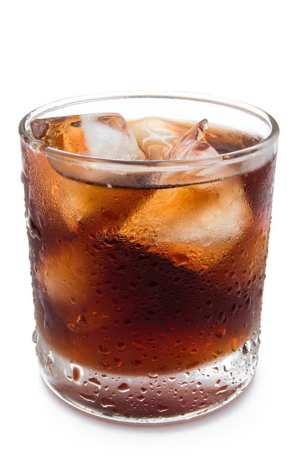 Cup of iced cola stock photo. Image of carbonation, isolated - 25556436