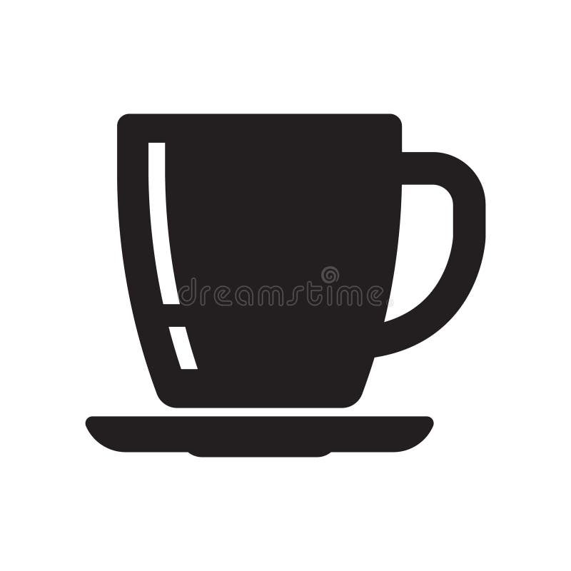 Cup Icon. Coffee or Tea Cup Icon Stock Vector - Illustration of ...
