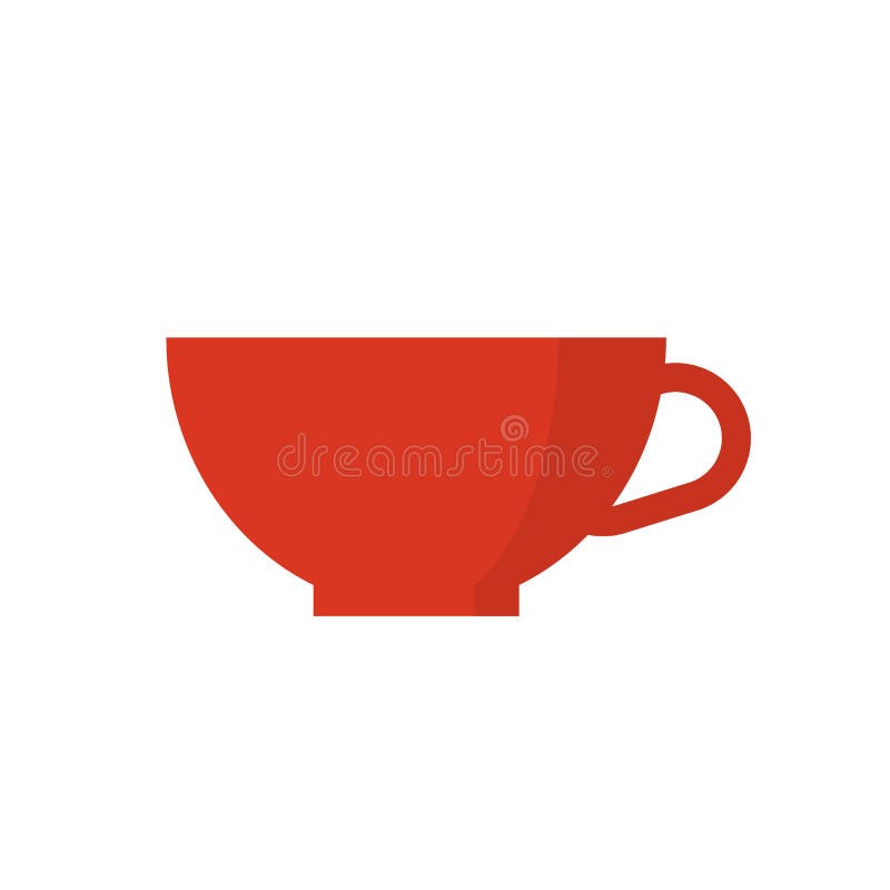 Cup Icon, Modern Minimal Flat Design Style. Coffee Cup Vector ...