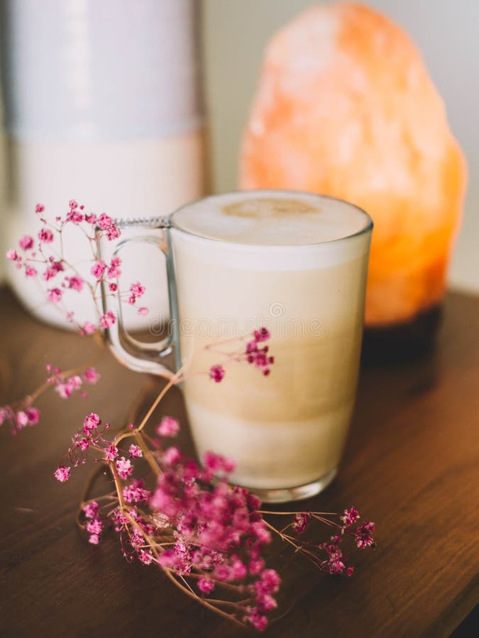 A Cup of Italian-style Latte Stock Illustration - Illustration of fresh ...