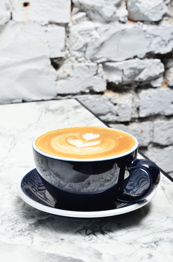 Cup of lattle stock photo. Image of texture, leisure - 109796024