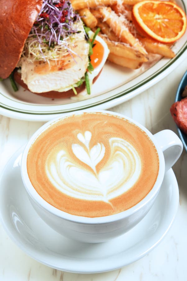 Cup of lattle stock photo. Image of shape, bean, gourmet - 109796302