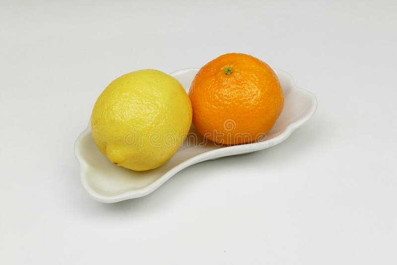 Lemon and mandarin stock photo. Image of fresh, delicious - 139053052