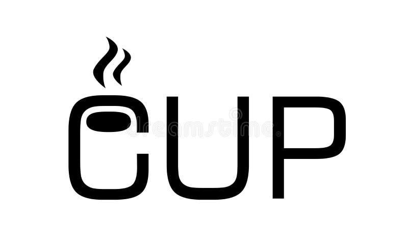 Cup Logo Designs. CUP Logo Template Stock Vector - Illustration of ...