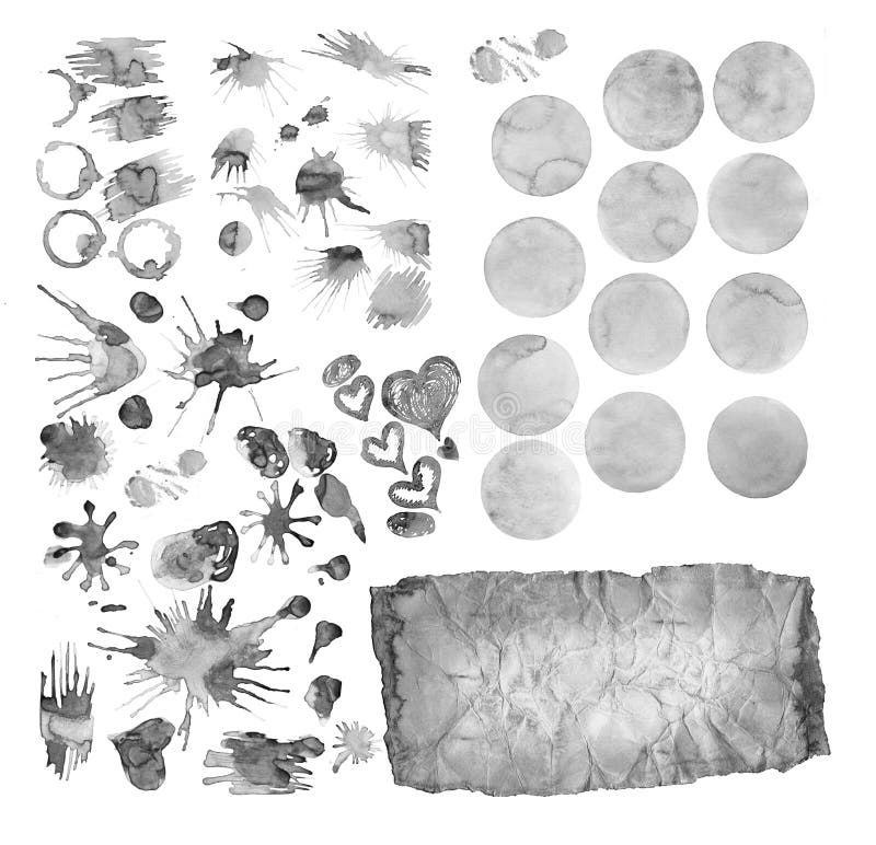 Cup marks blobs splashes stock image. Image of espresso - 85701891