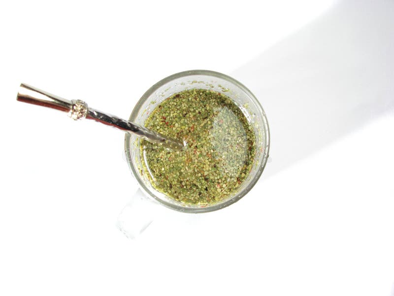 Cup With Mate Tea And Shadow Picture. Image: 4910746