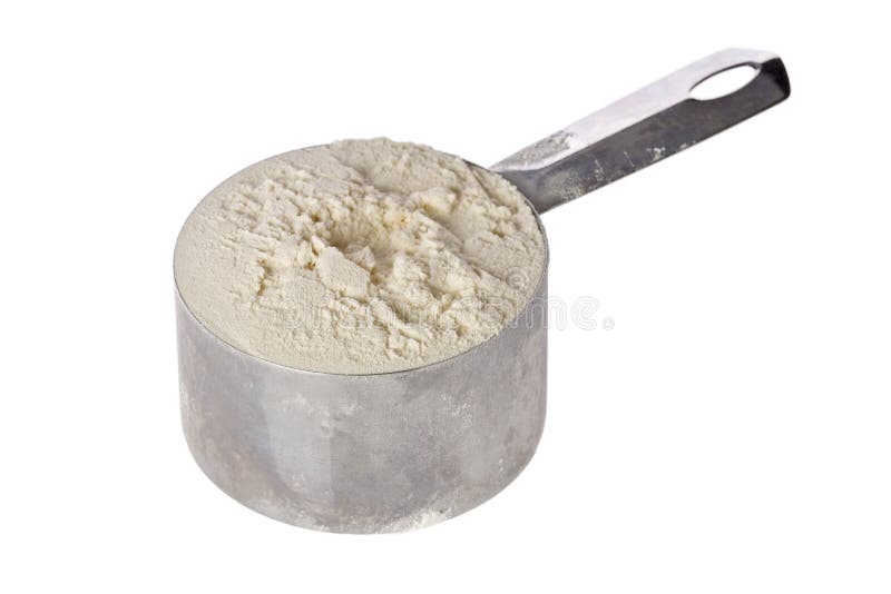 Cup Mehl stockbild. Bild von silber, weiß, braun, selbstgemacht - 20690265