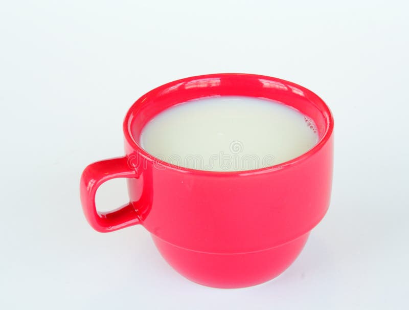 Cup of milk stock photo. Image of white, healthy, magenta - 12815682