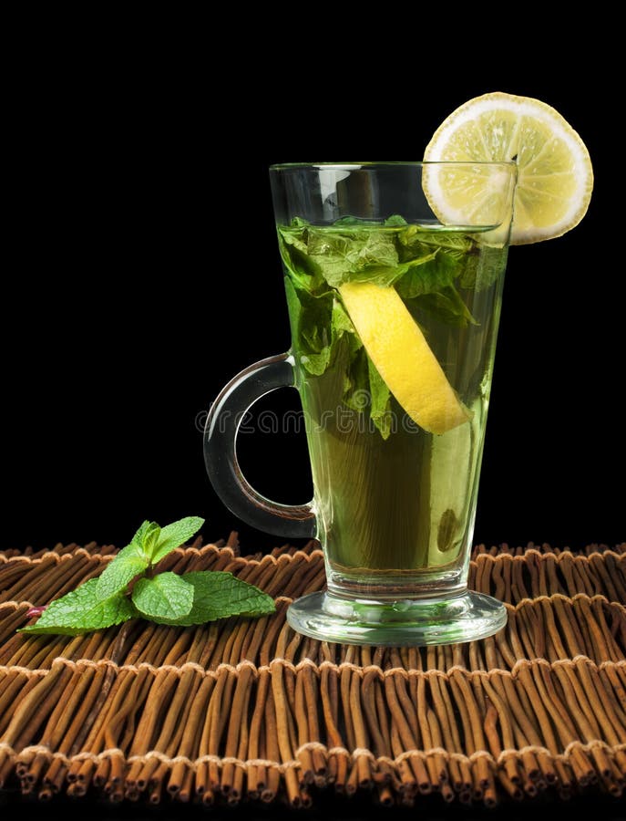 Cup of mint tea stock photo. Image of fruit, health, freshness - 28868726