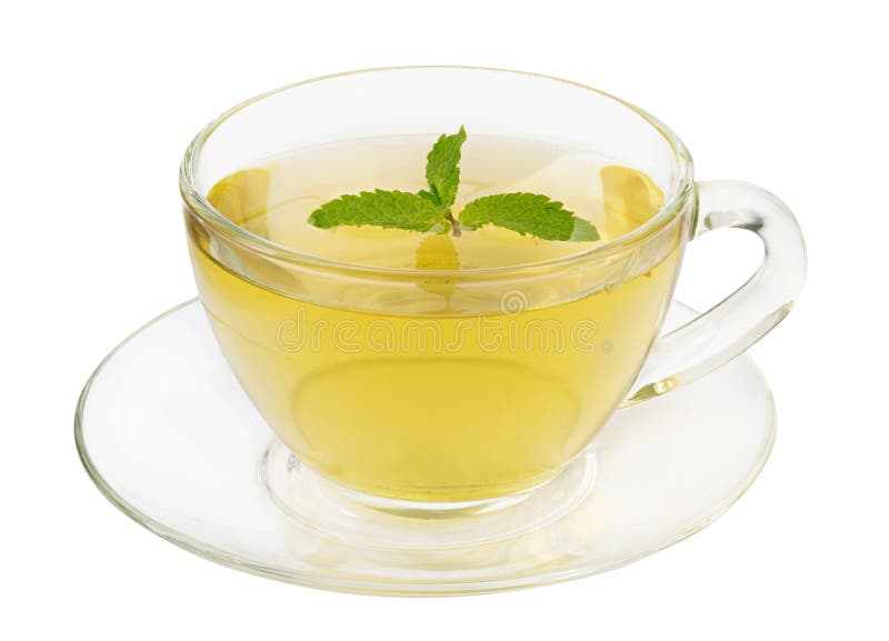 Cup of mint tea stock image. Image of background, plant - 159345409