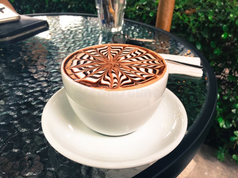 Cup of mocha coffee stock photo. Image of italian, fresh - 60482832