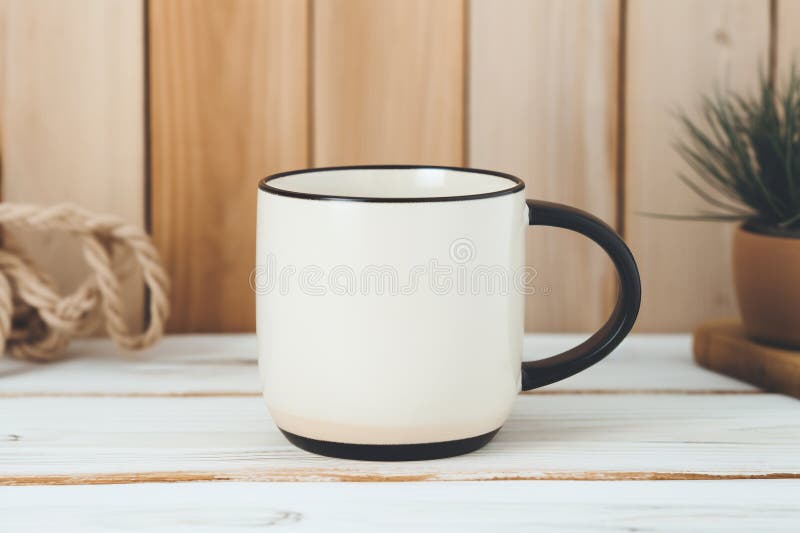 Cup Mockup Magic: Versatile Design Showcase Stock Illustration ...