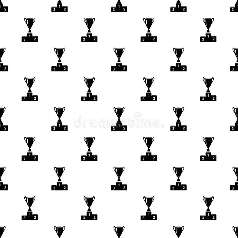 Cup Pattern Vector Seamless Stock Vector - Illustration of ceremony ...