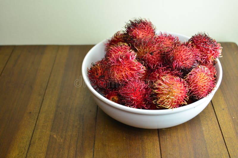 A cup of rambutan stock image. Image of enjoying, beach - 120745597