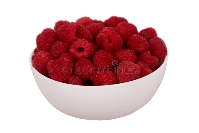 Cup with raspberries stock image. Image of edible, platter - 49280737