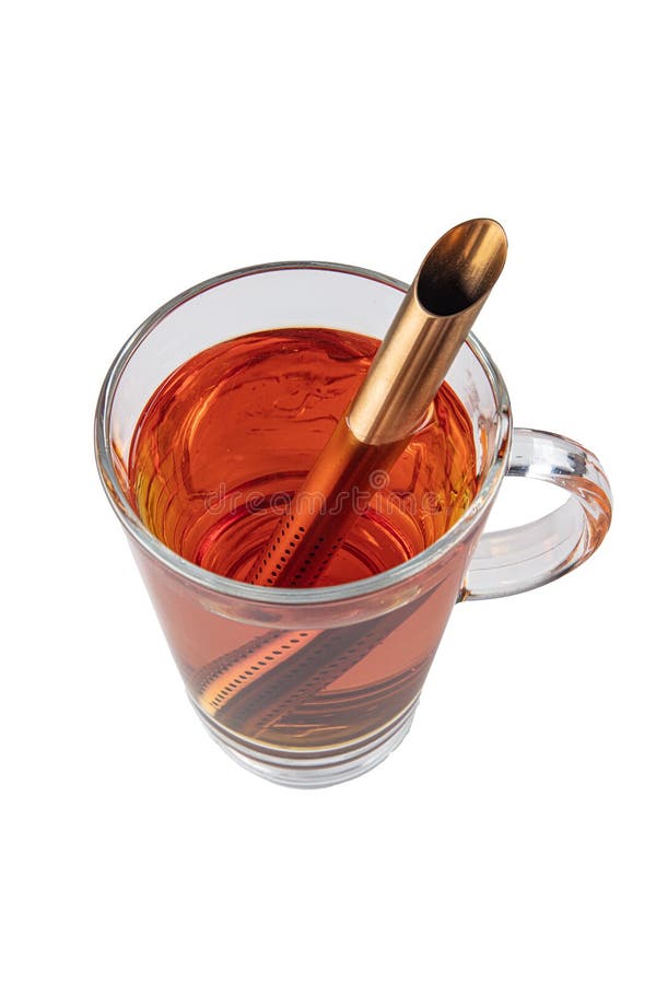 A Cup of Rooibos Tea. Close-up View of a Refreshing Cup of Tea in a ...