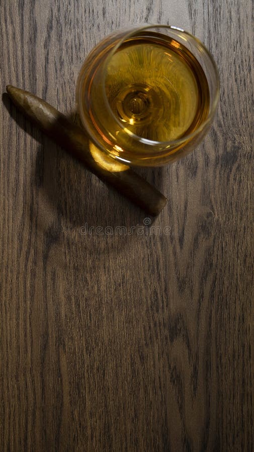 CUP of RUM with CIGAR stock image. Image of aniversary - 207194933