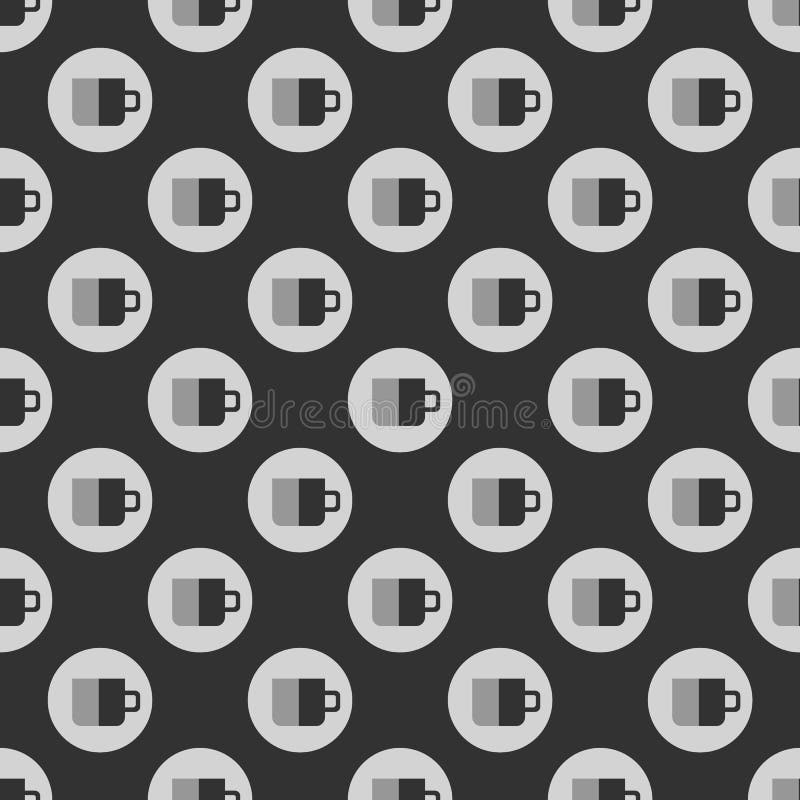 Cup seamless pattern stock vector. Illustration of seamless - 85939266