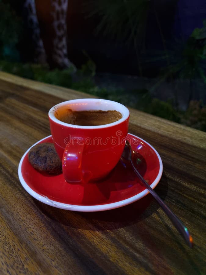 A Cup of Single Shot Espresso Stock Image - Image of shot, single ...