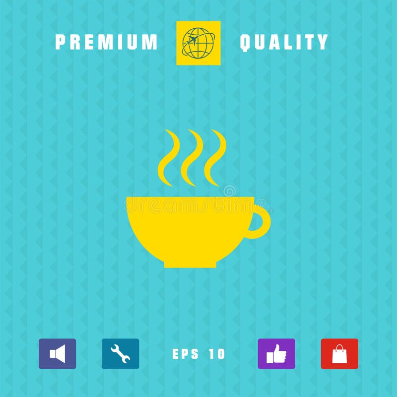Cup with Steam. Graphic Elements for Your Design Stock Vector ...