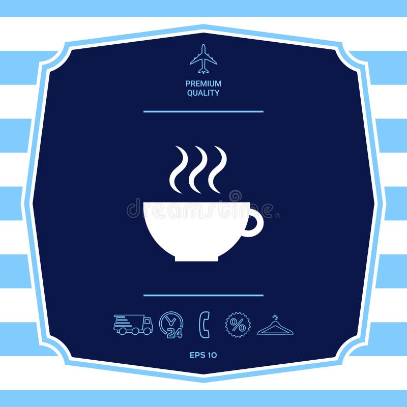 Cup with Steam. Graphic Elements for Your Design Stock Vector ...