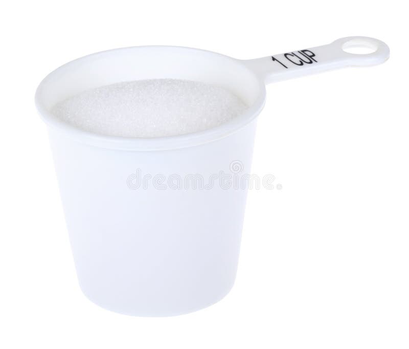 Cup of Sugar stock photo. Image of measuring, isolated - 16395422