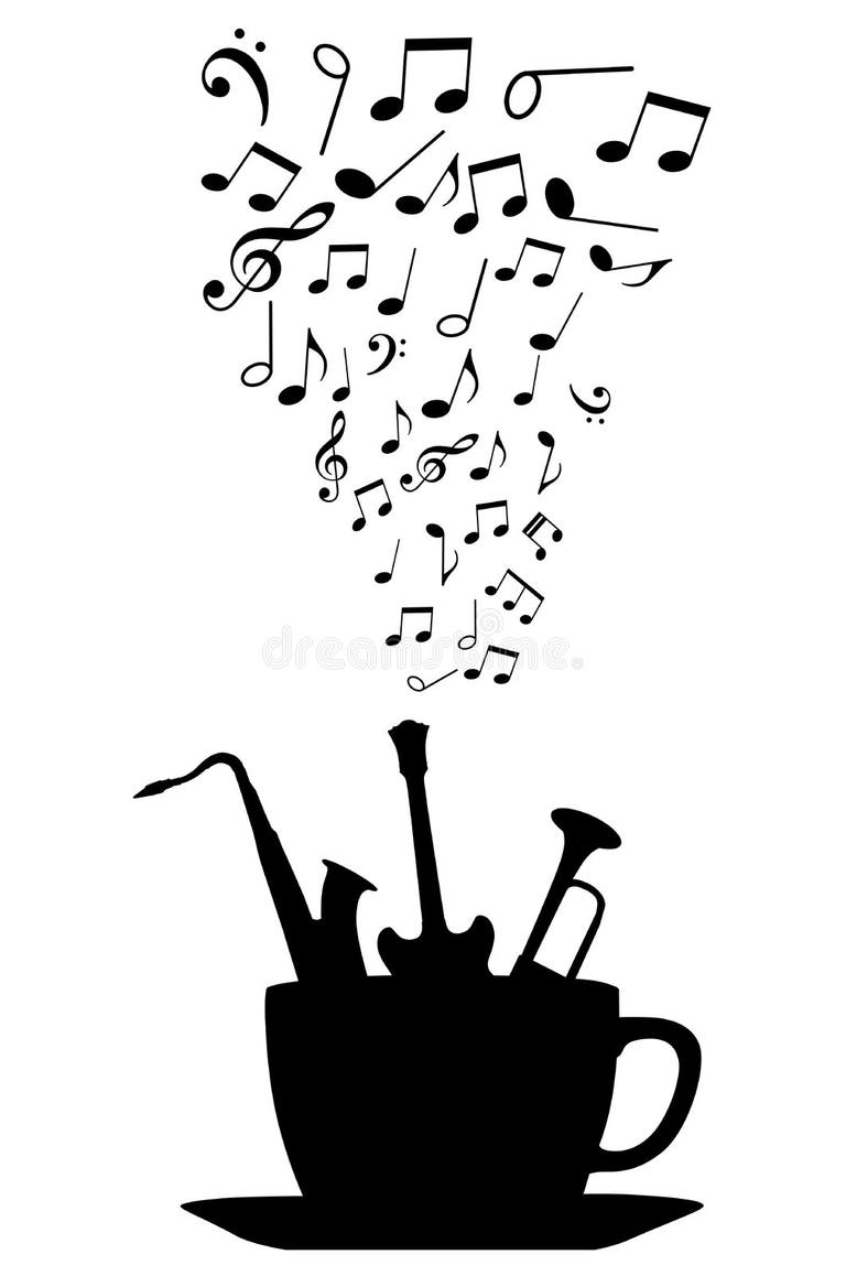 Music Notes Cup Stock Illustrations – 264 Music Notes Cup Stock ...