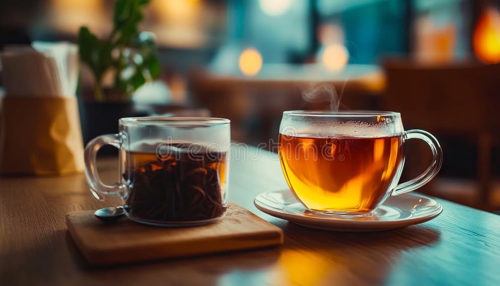 Steam Rising Two Empty Cups Stock Photos - Free & Royalty-Free Stock ...