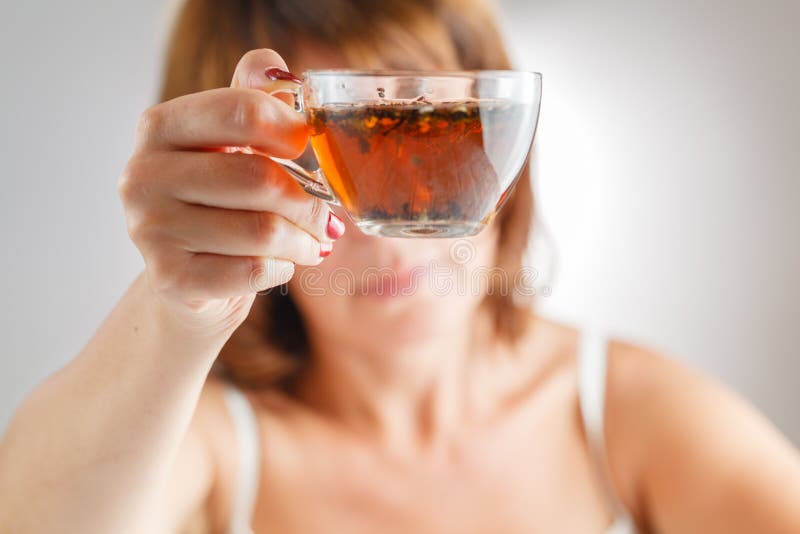 Cup of tea in hand stock image. Image of colors, portrait - 77544181