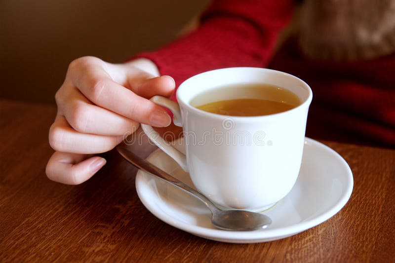 Cup of tea stock image. Image of brown, black, females - 54655065