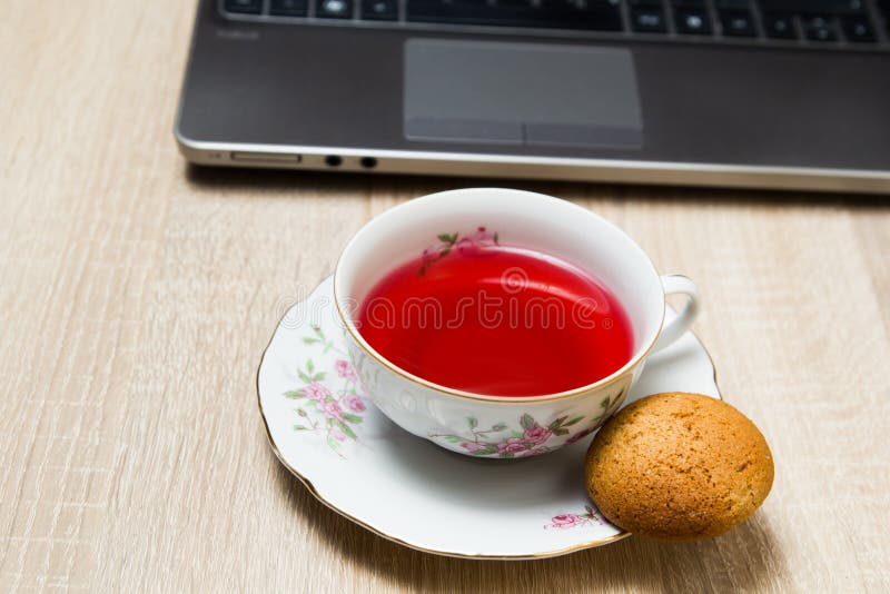 Tea break in office stock image. Image of office, breakfast - 49491245