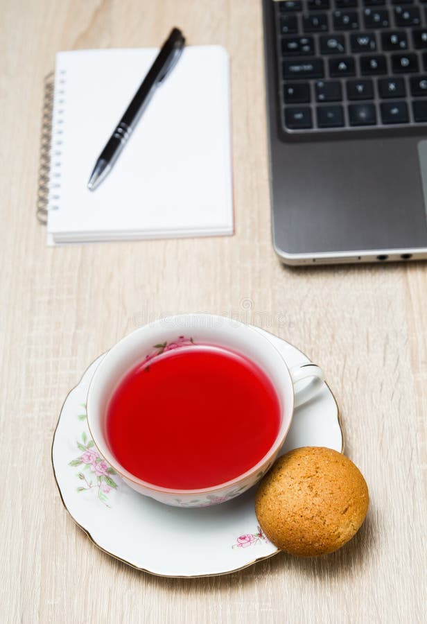 Tea break in office stock image. Image of office, breakfast - 49491245