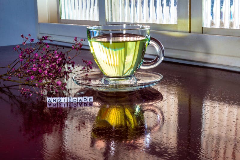 Cup of Tea on a Shiny Table. Stock Photo - Image of beverage, crisis ...